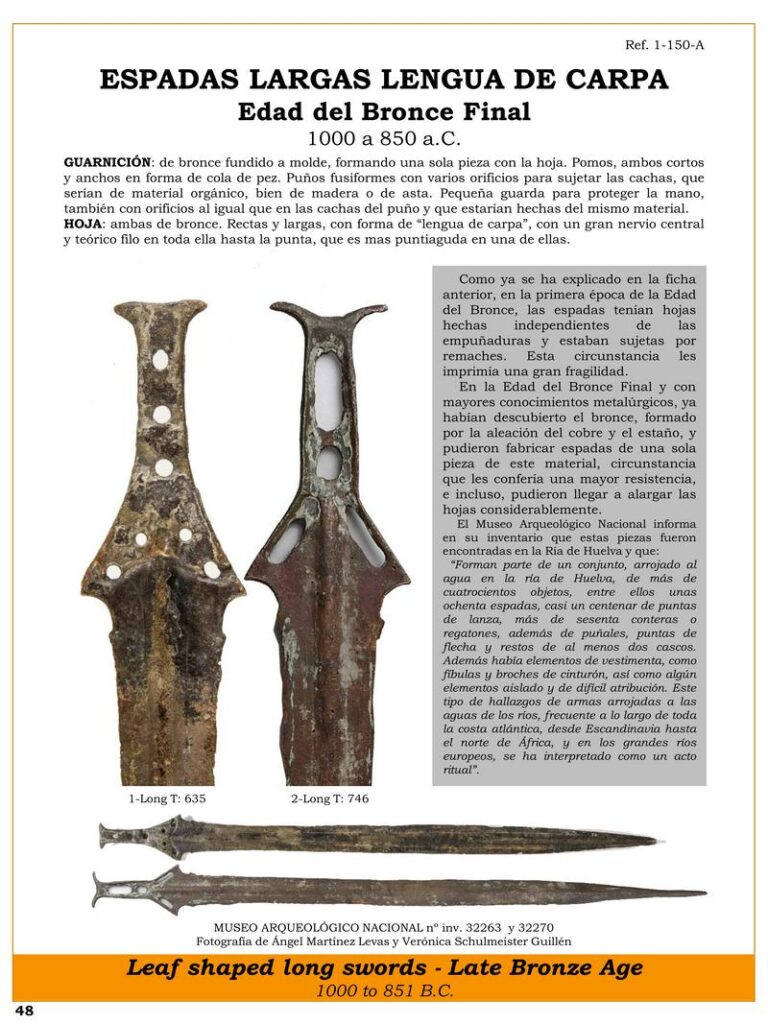 Espadas Edad Del Bronce Hasta El S. XII | ⚔️ MundoEspadas ⚔️
